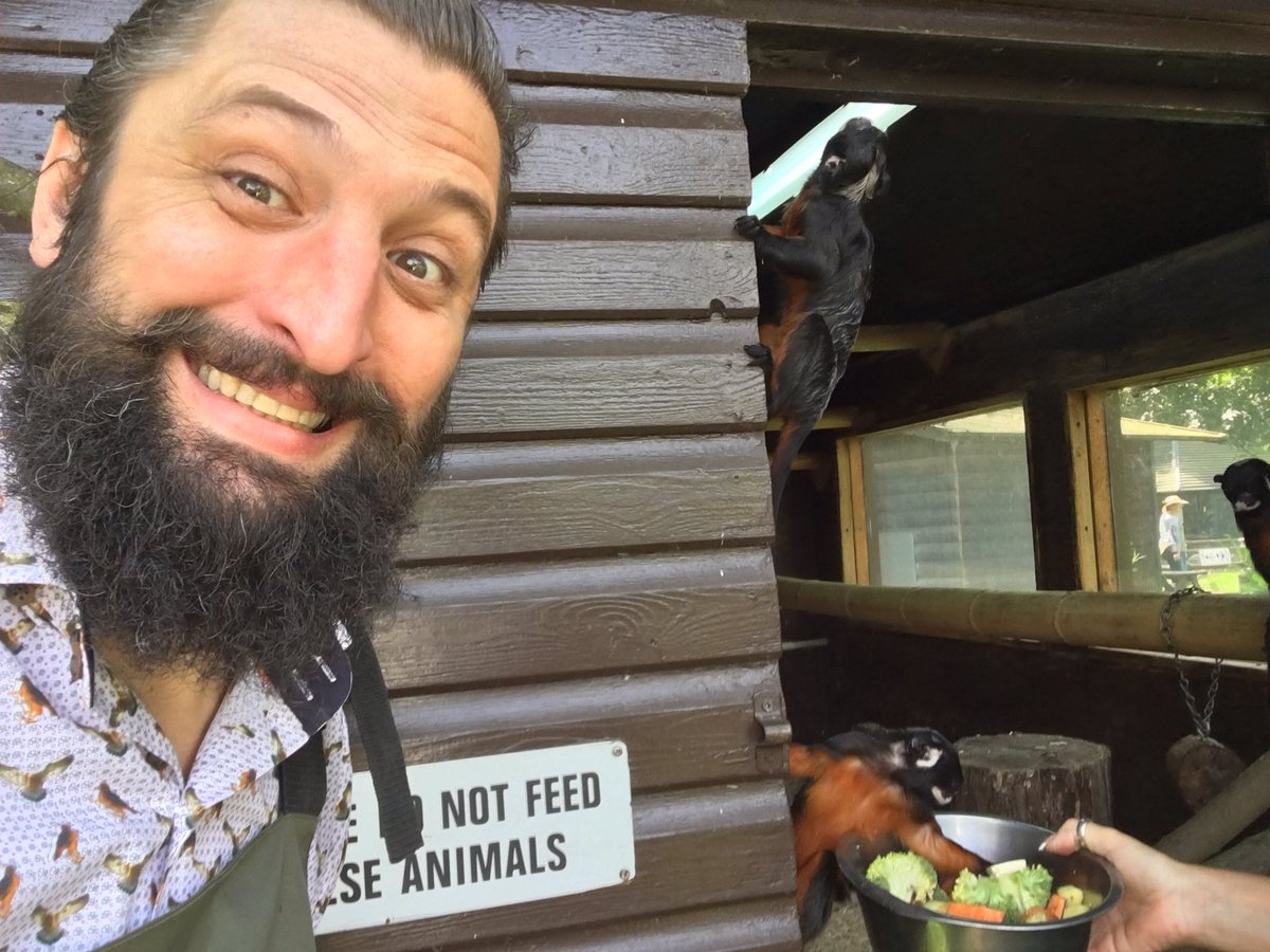 Hedgehog Day at Shepreth Wildlife Park — Anton and Raph, keepers for a ...
